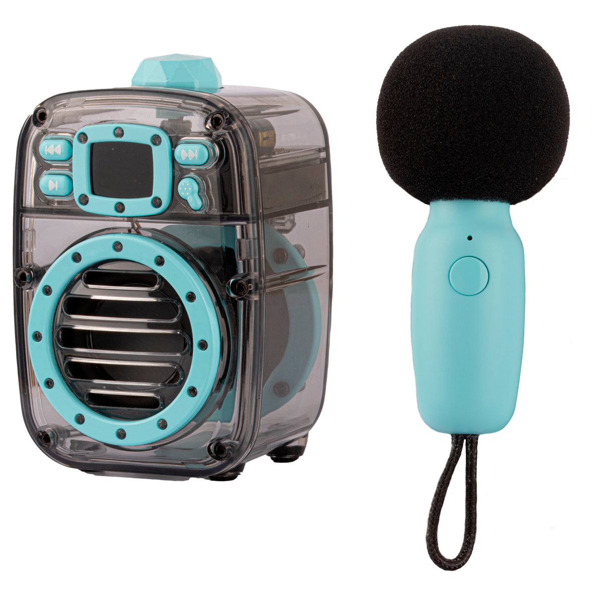 Lowell Autoparlante Karaoke con Microfono10 W 6,5 x 10 x 7 Cm Blu – L ...