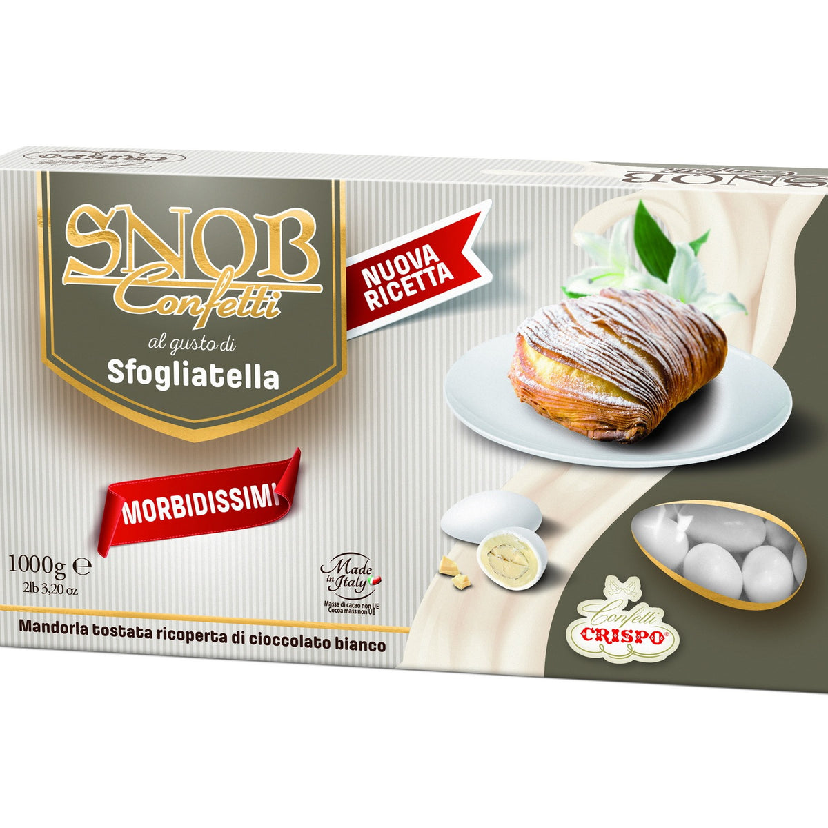 Confetti 1 kg Bianco Sfogliatella – L'Arcolaio