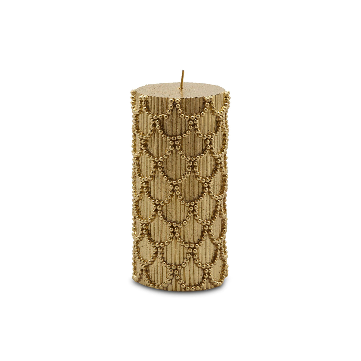 EDG Enzo De Gasperi Candle Snot with Pearls H15 D7,5 Gold – L'Arcolaio